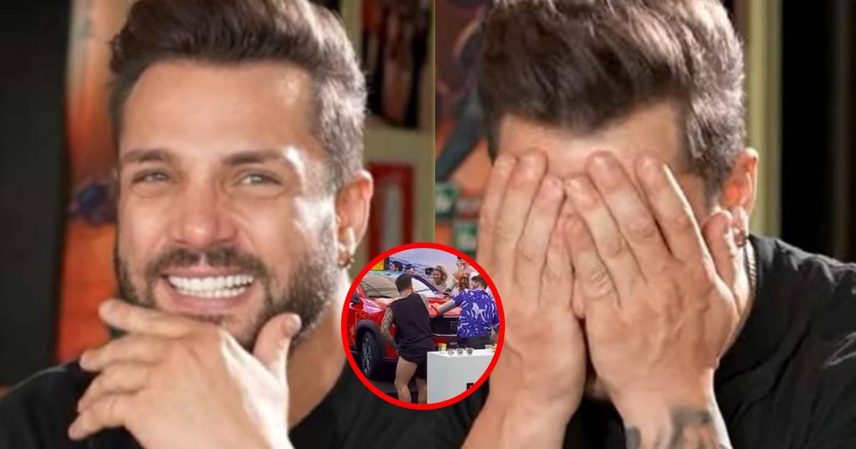 Nicola Porcella no aguantó y se orinó durante prueba en "La casa de los ...