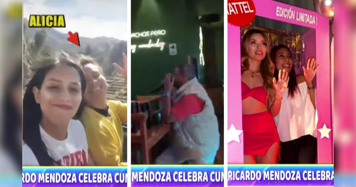 Ricardo Mendoza celebra cumpleaños de Rosalía Franco, mientras su ...