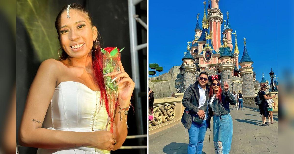 Azucena Calvay hace gira por Europa y presume visita a Disney con su novio: “Lo logramos ...