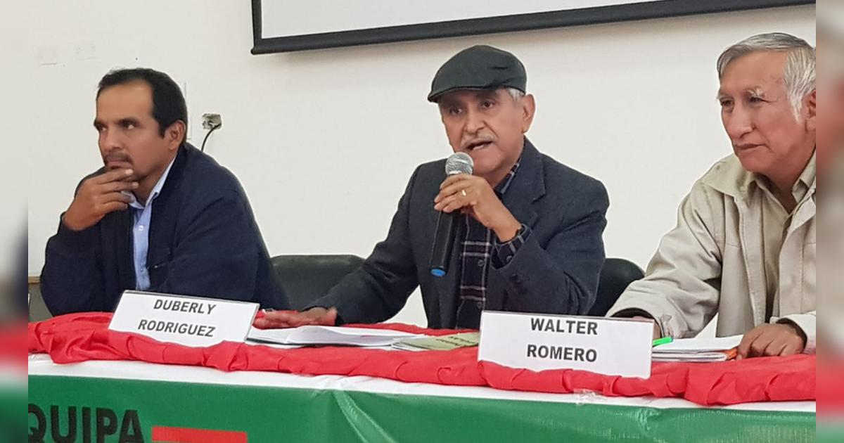 Arequipa | Duberlí Rodríguez: la izquierda es aún una opción de ...