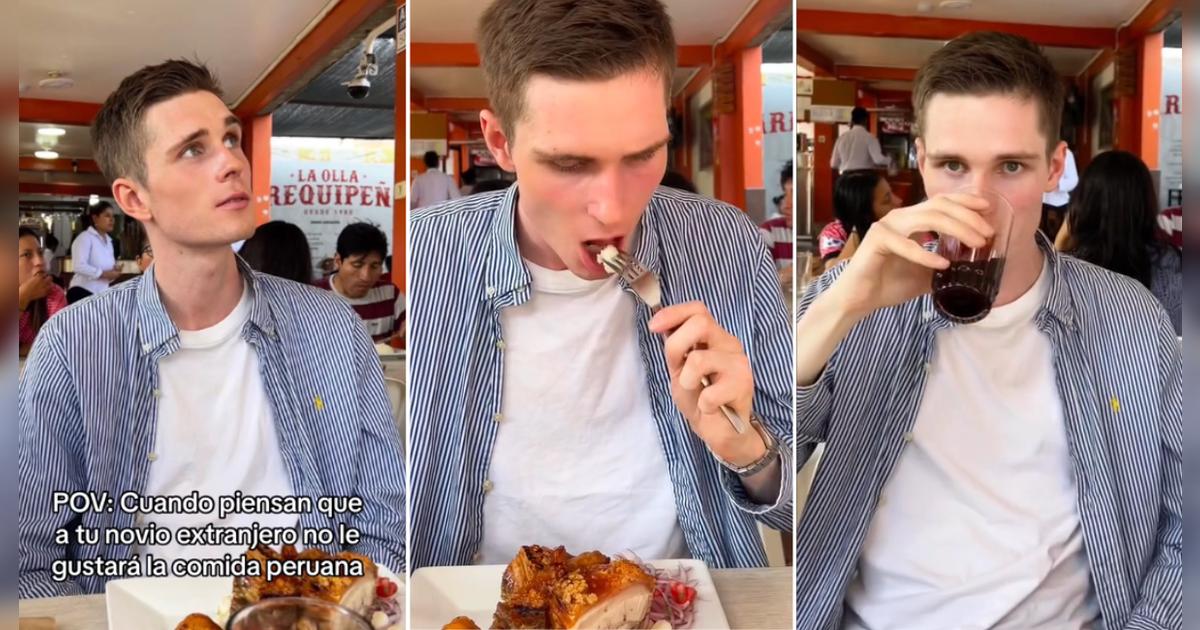 TikTok viral | Peruana le invita chicharrón a su novio danés y este ...