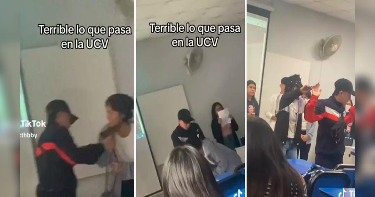 TikTok viral | Alumnos de la UCV recrean atraco en clase y usuarios los ...
