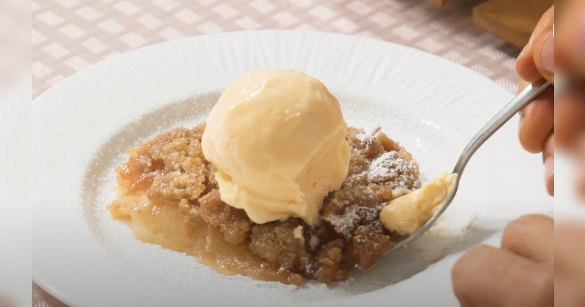 Crocante de manzana: la receta original que puedes hacer en 4 simples ...