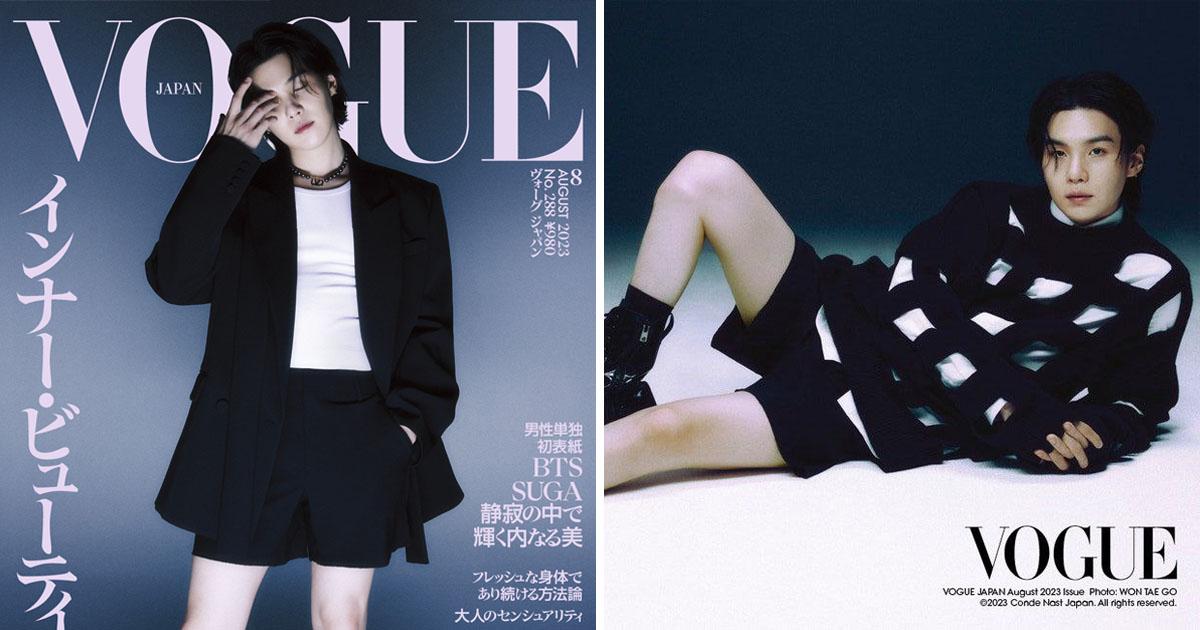 Suga de BTS se convierte en el primer solista en salir en la portada de "Vogue Japón" | Min ...