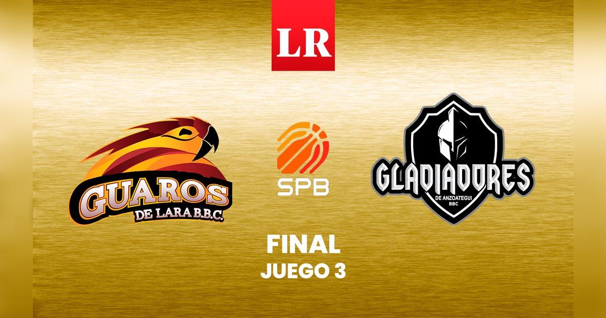Guaros vs Gladiadores HOY EN VIVO: a qué hora y dónde ver el juego 3 por la final de la ...