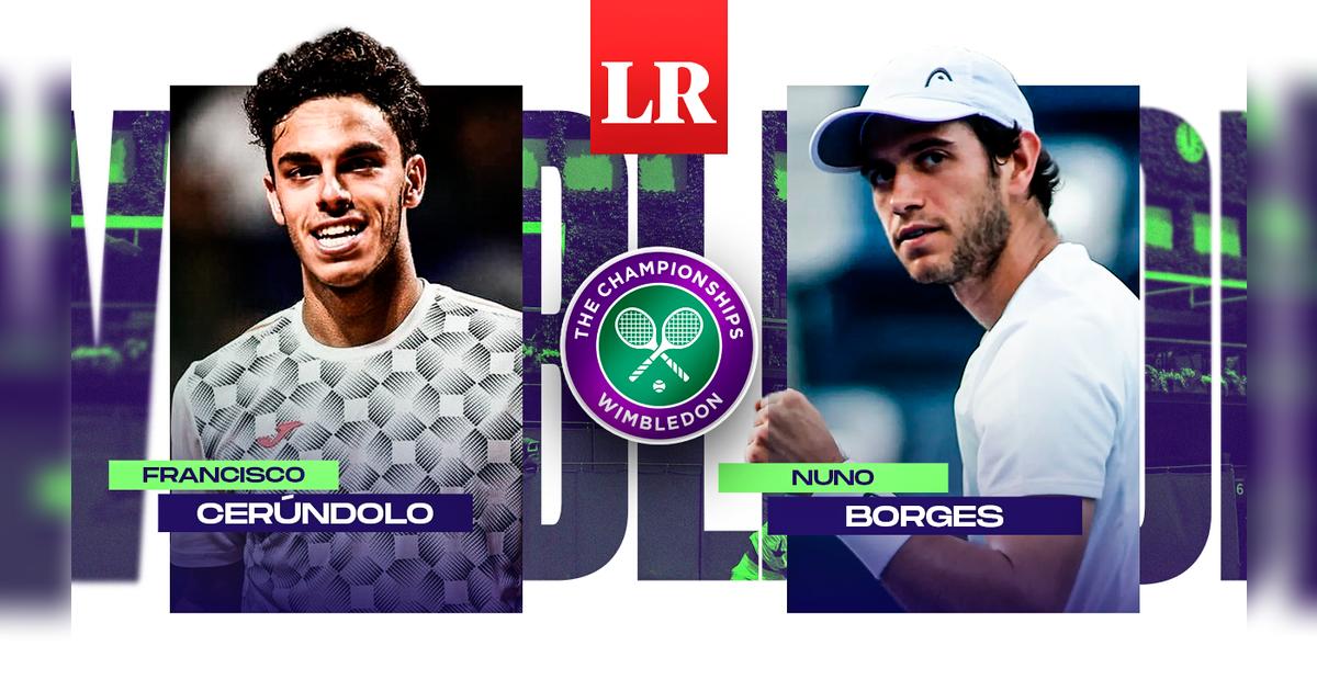 Wimbledon 2023 | Francisco Cerúndolo vs Nuno Borges EN VIVO: ¿a qué hora juegan y dónde ver el ...
