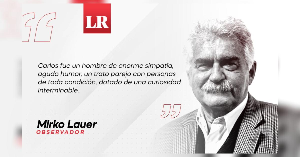 Carlos Raffo Dasso (1927-2023), por Mirko Lauer | Opinión | La República