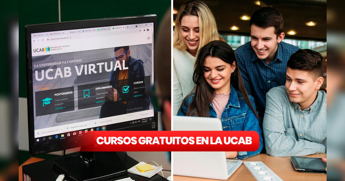 Los 20 cursos gratuitos en línea que ofrece la UCAB desde julio ...