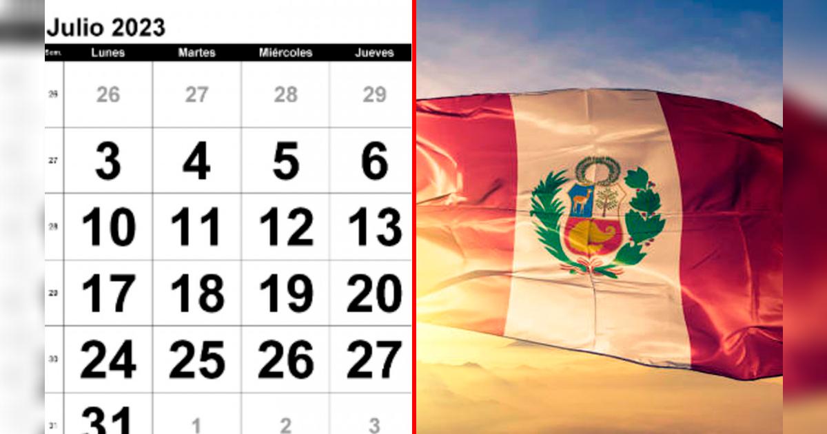 Jueves 27 de julio de 2023: conoce si es feriado o día no laborable por Fiestas Patrias 2023, y ...