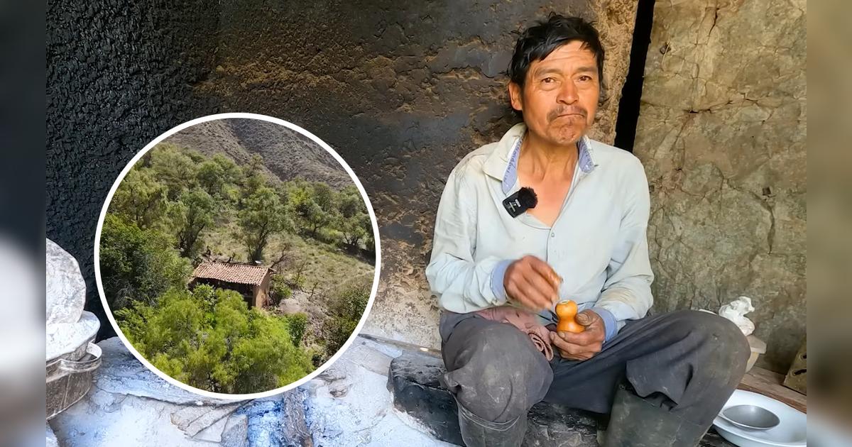 Agustín Robles, el hombre que lleva casi 18 años viviendo solo en medio de la ‘nada’, en Huánuco ...