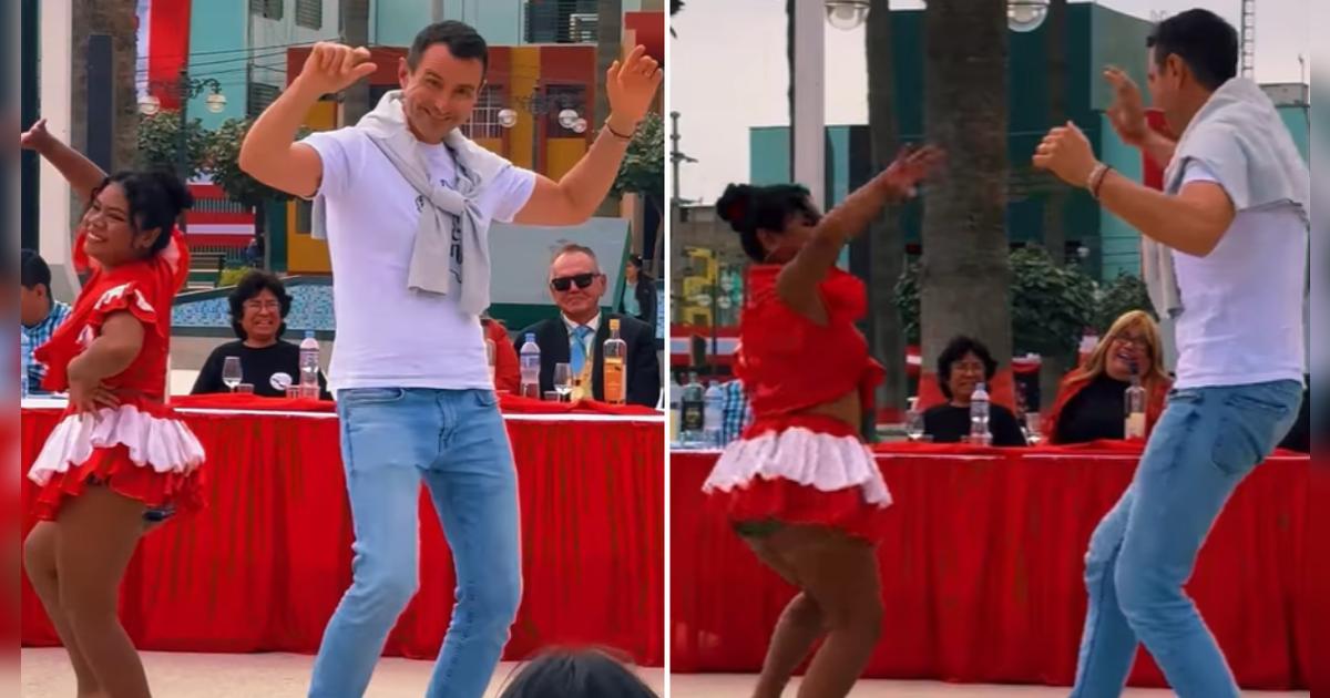 VIDEO VIRAL | Ruso saca los pasos prohibidos al ritmo de festejo en Chincha y sorprende en redes ...