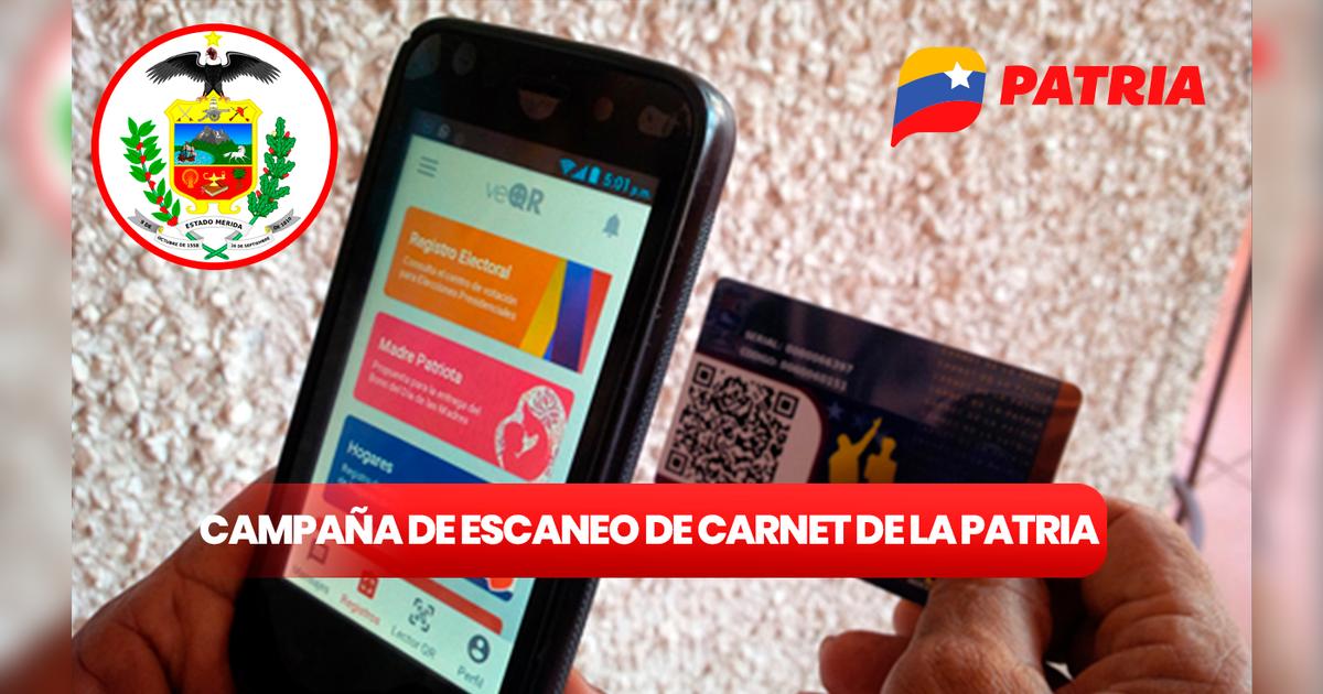 Carnet de la Patria: Movimiento Somos Venezuela realizará campaña de ...