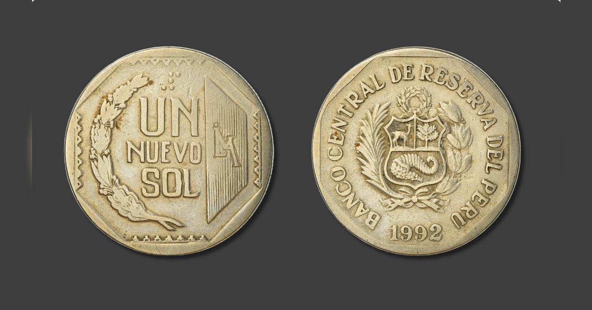 ¿Tienes una moneda de S/1 de 1992? Podría valer 150 veces su valor ...