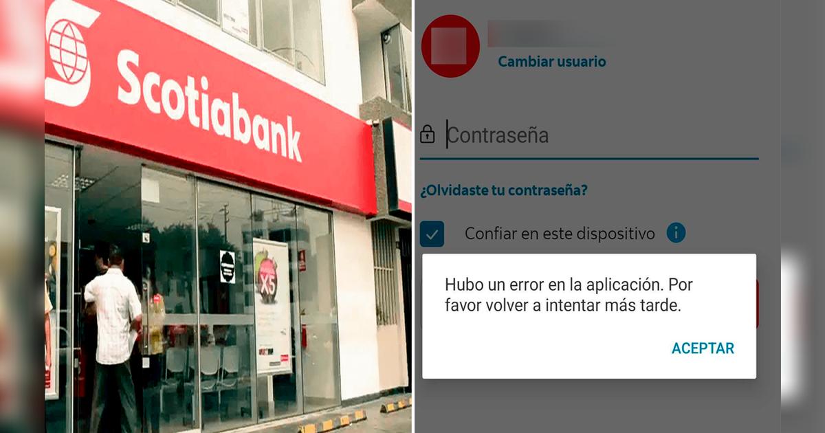 Usuarios reportan fallas en aplicativo y página web de Scotiabank | ntb | Sociedad | La República