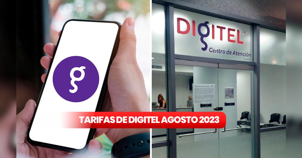 Planes Digitel, Agosto 2023: Revisa las Nuevas Tarifas de Telefonía ...