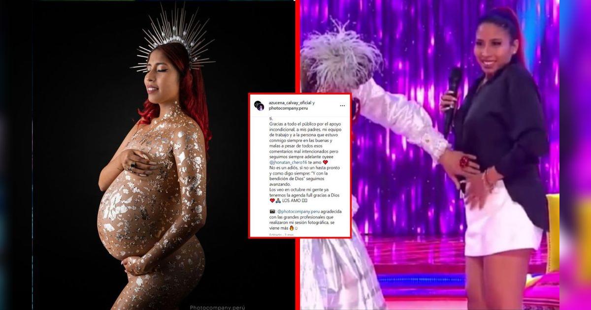 Azucena Calvay anuncia su retiro momentáneo de los escenarios: "Los veo en octubre mi gente ...