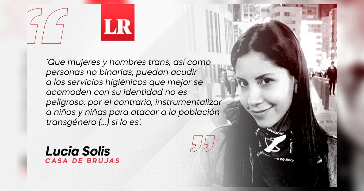 Transfobia desatada, por Lucia Solis | Opinión | La República