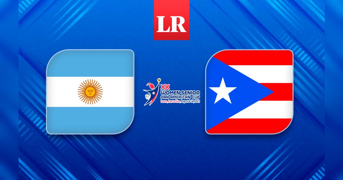 Vóley Argentina vs Puerto Rico, En Vivo, Copa Panamericana 2023 ...