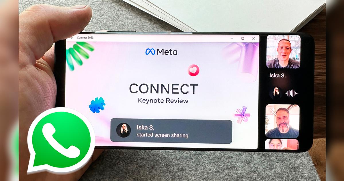 WhatsApp anuncia que ya puedes compartir tu pantalla durante las ...