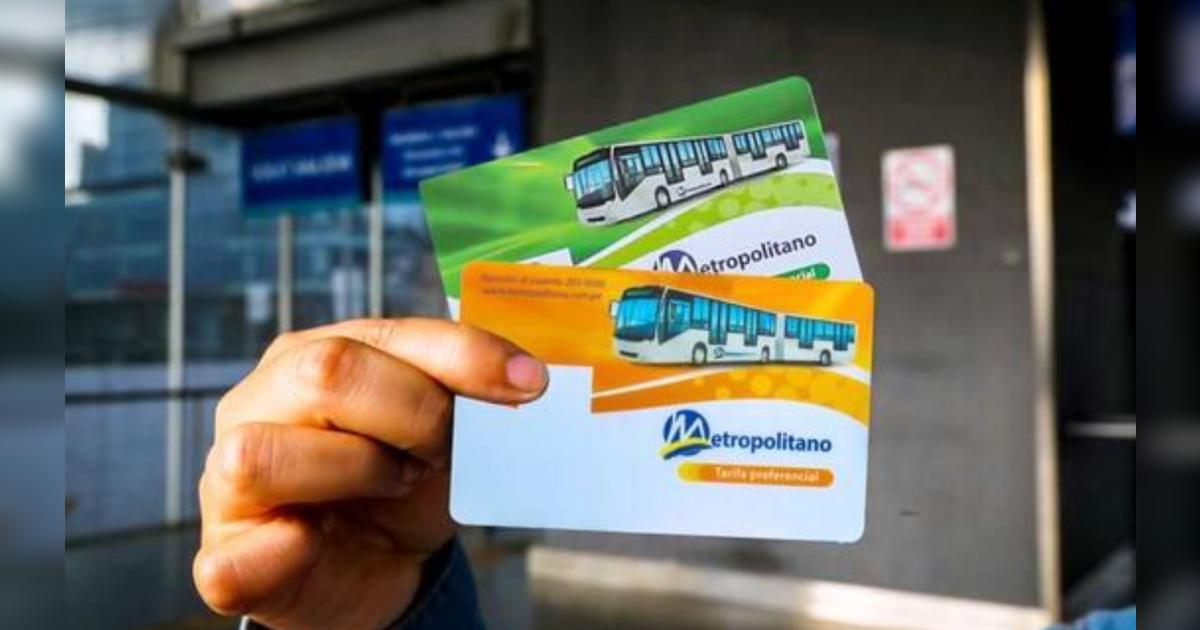 Carnet medio pasaje Metropolitano de Lima: ¿cuánto es y cómo solicitar ...