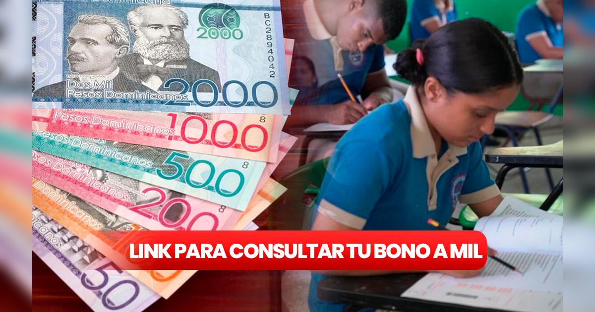 Bono a mil: consulta con LINK si recibirás el beneficio en República ...