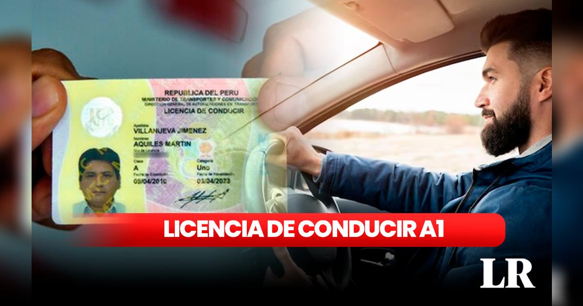 Licencia de conducir A1: lista de vehículos que puedes manejar en Perú ...