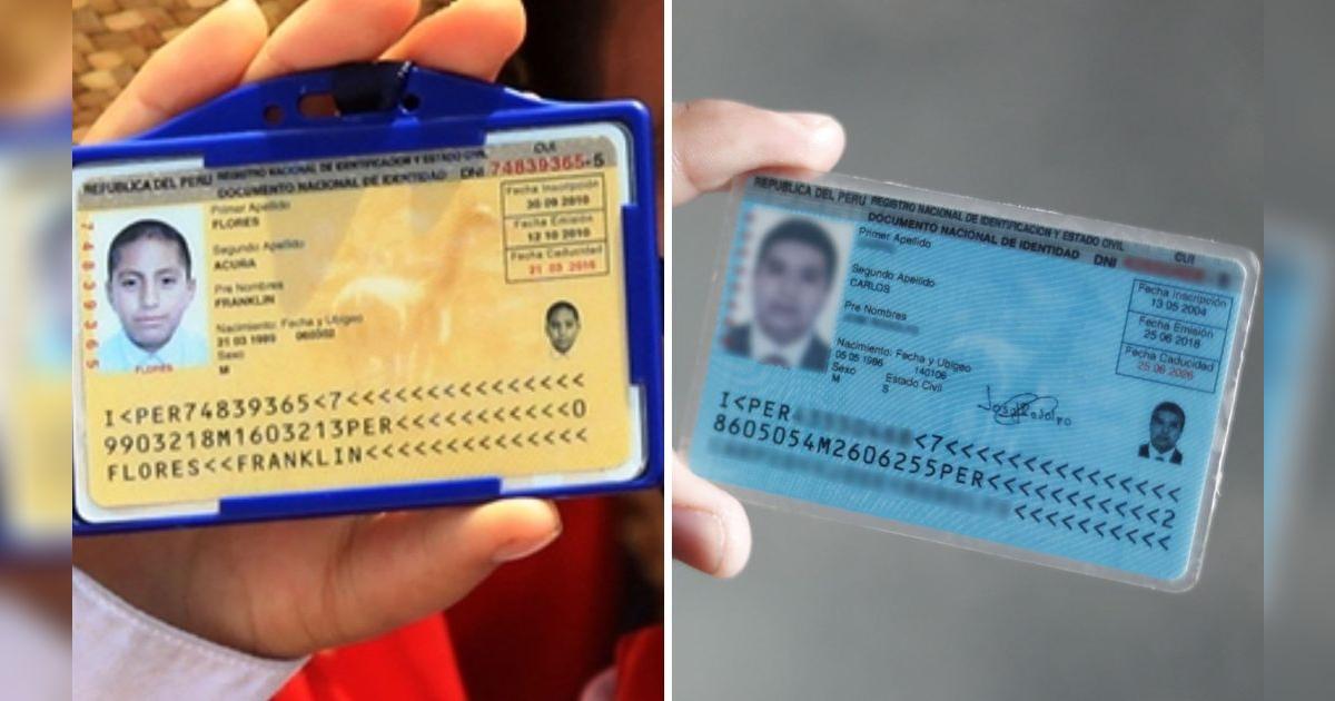Reniec: ¿Cómo tramitar el cambio de DNI amarillo a azul? Costos ...
