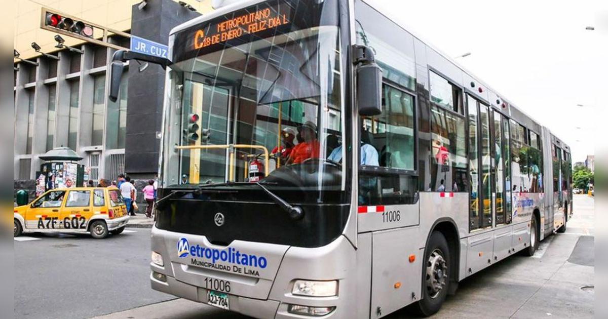 Metropolitano: Línea C retoma su recorrido habitual desde el lunes 14 ...