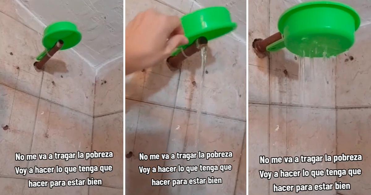 TikTok viral | Convierten un colador en la cabeza de una ducha y redes ...