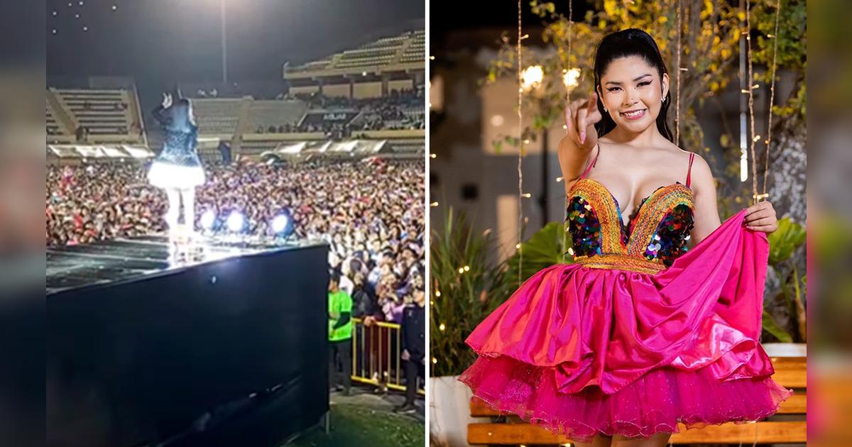 Yarita Lizeth llenó estadio en concierto por aniversario 484 de Huánuco ...
