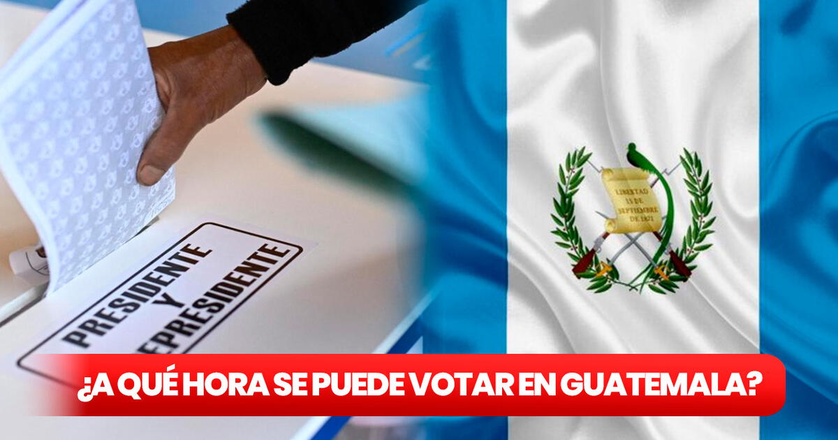 A Qué Hora Se Puede Votar Conoce El Horario Completo Del Centro De