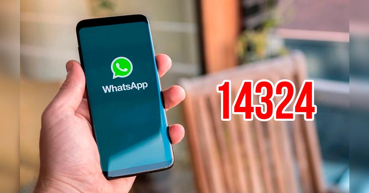 WhatsApp: ¿qué significado tiene el número ‘14324’ que te enviaron por ...