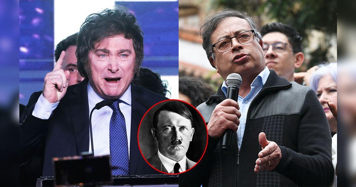 Gustavo Petro compara a Javier Milei con Hitler, líder nazi, por su ...
