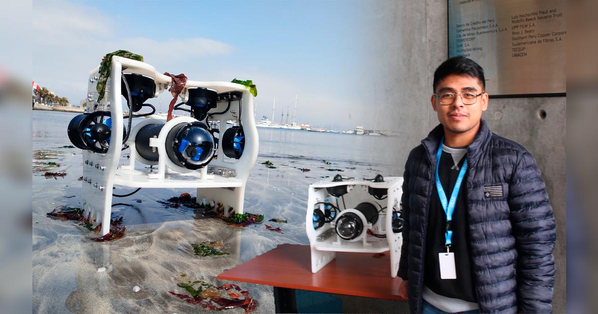 Estudiante becado de 23 años crea robot marino que busca proteger el ...