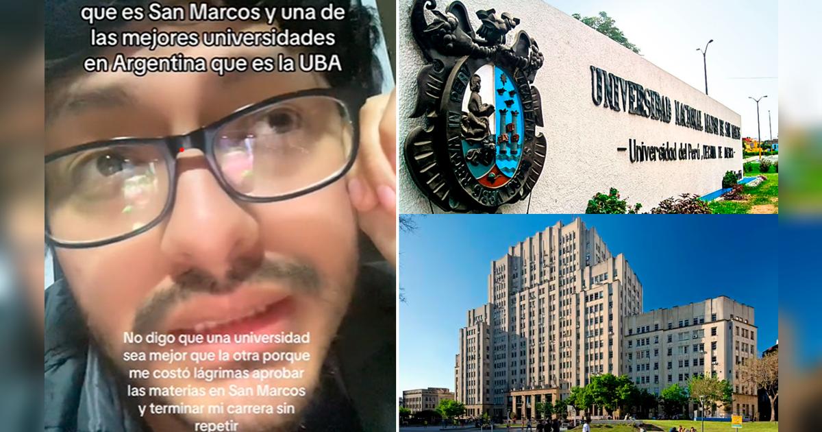 Peruano que estudió en la UNMSM y la UBA de Argentina asombra al revelar las diferencias entre ...