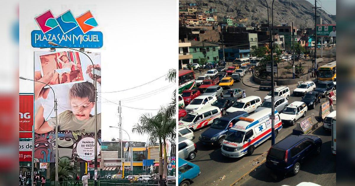 ¿Cómo llegar de San Juan de Lurigancho a Plaza San Miguel con un solo carro de transporte ...