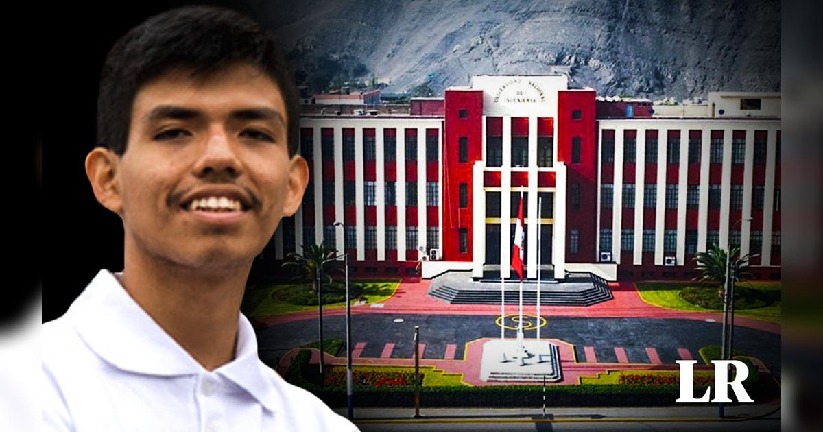 UNI: Estudiante ingresó a la UNI al primer intento y en segundo puesto ...