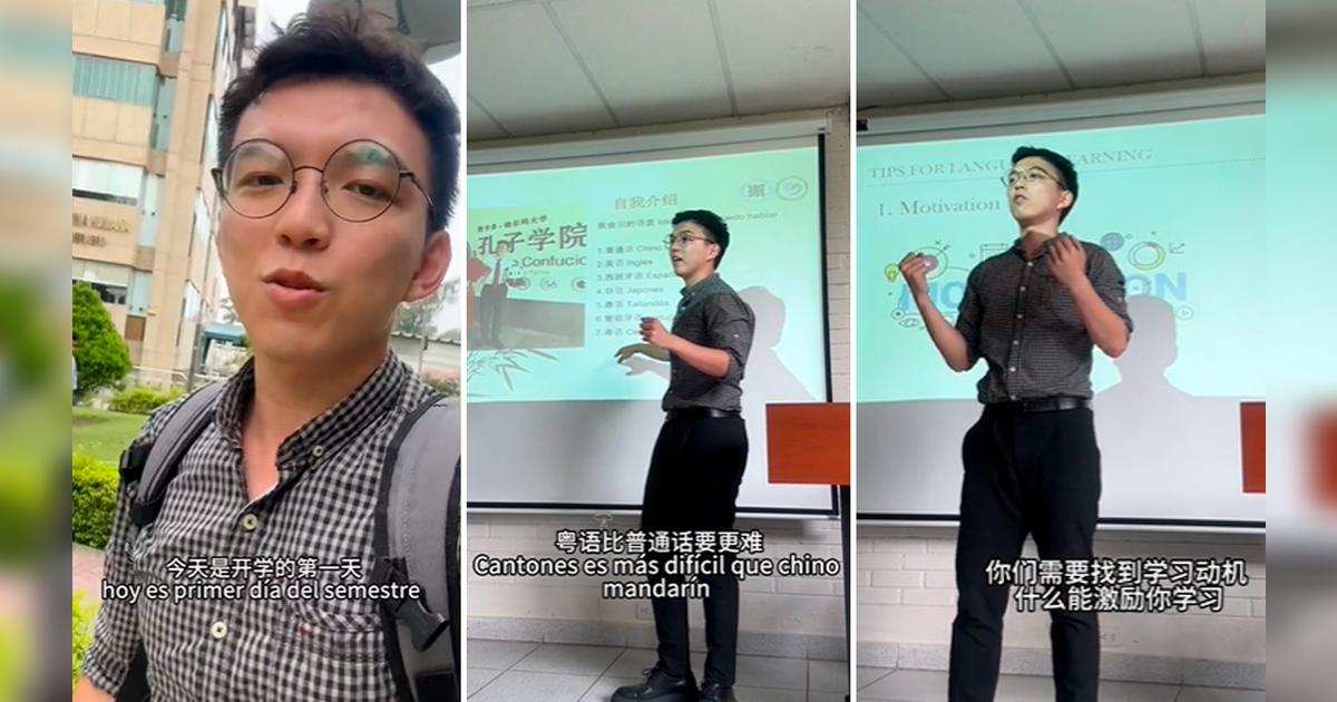 Profesor chino que enseña en universidad peruana sorprende al hablar 7 ...