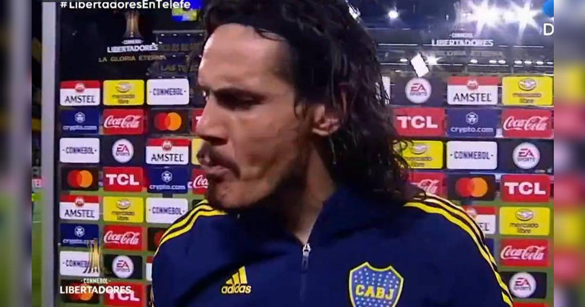 Boca Juniors: Edison Cavani se molestó con periodista que le preguntó ...