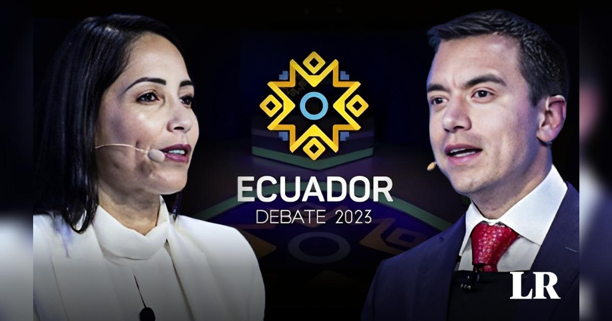 ¿A qué hora y dónde ver por TV el debate 2023 en Ecuador por segunda vuelta? | Daniel Noboa ...