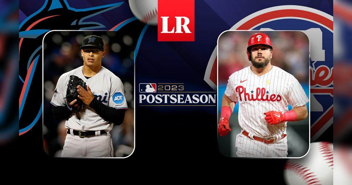 Marlins vs Phillies, En Vivo, Juego 1 MLB Playoffs 2023: horario y ...