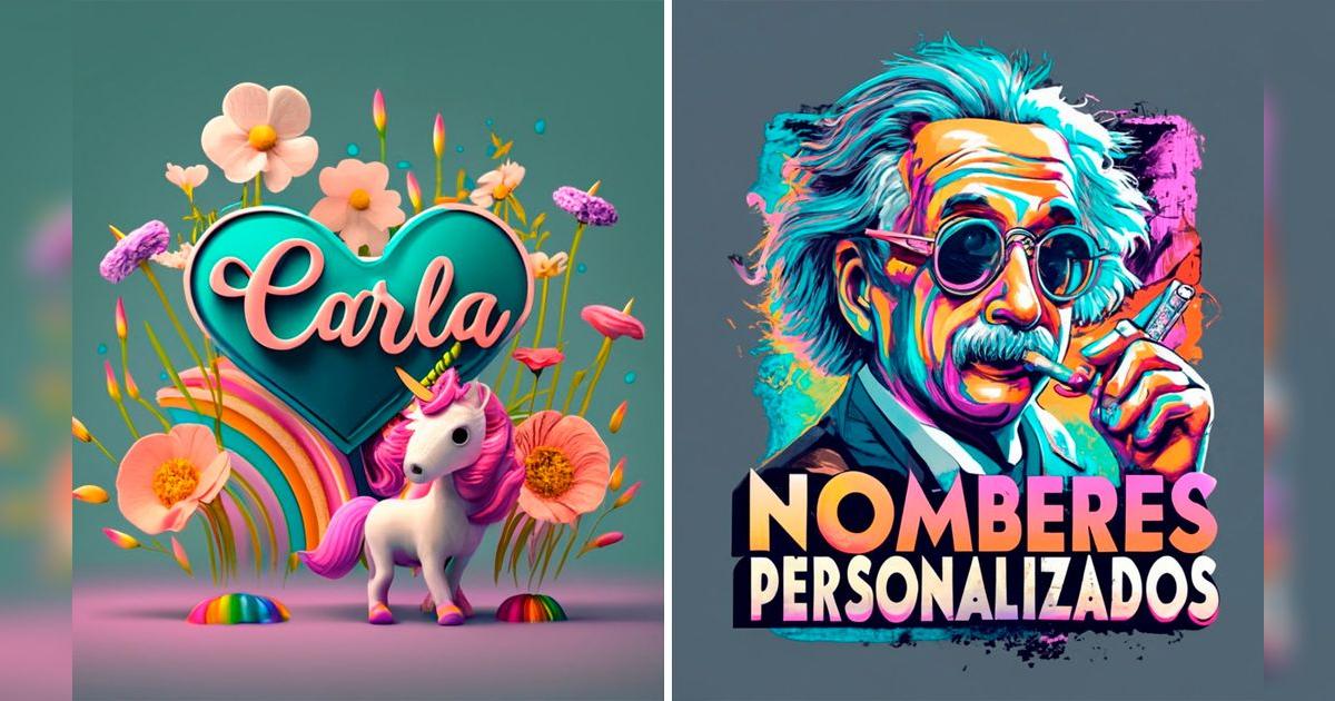 ¿Cómo usar la IA que crea tu nombre con diseños 3D coloridos y que es ...