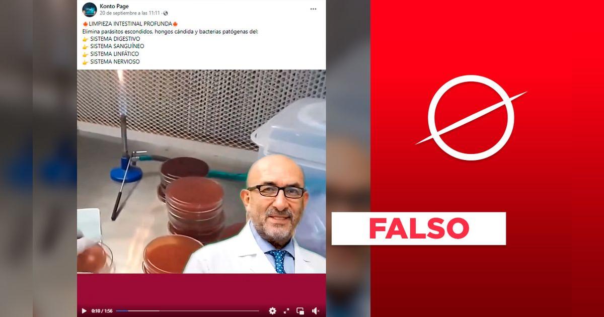 El doctor Huerta no está promoviendo un producto para la "limpieza ...