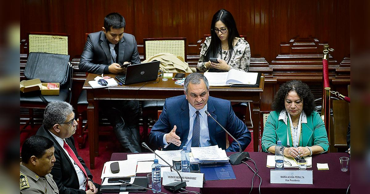 Congreso: aprueban interpelación a ministro del Interior | Vicente Romero | Mininter ...