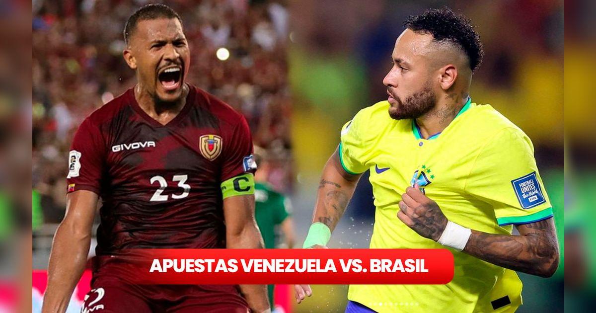Apuestas Venezuela vs Brasil: cuánto paga la victoria de La Vinotinto ...