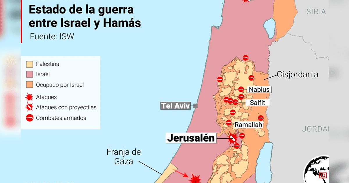 ¿Por qué la guerra entre Israel y Palestina? Conoce el motivo del ...