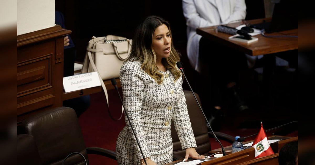 Rosselli Amuruz y su mensaje en el Pleno del Congreso: "Quiero ...