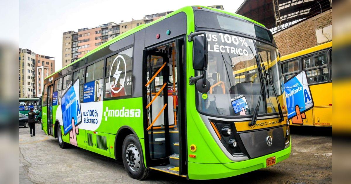Presentan el primer bus eléctrico fabricado en Perú: ¿qué ruta ...
