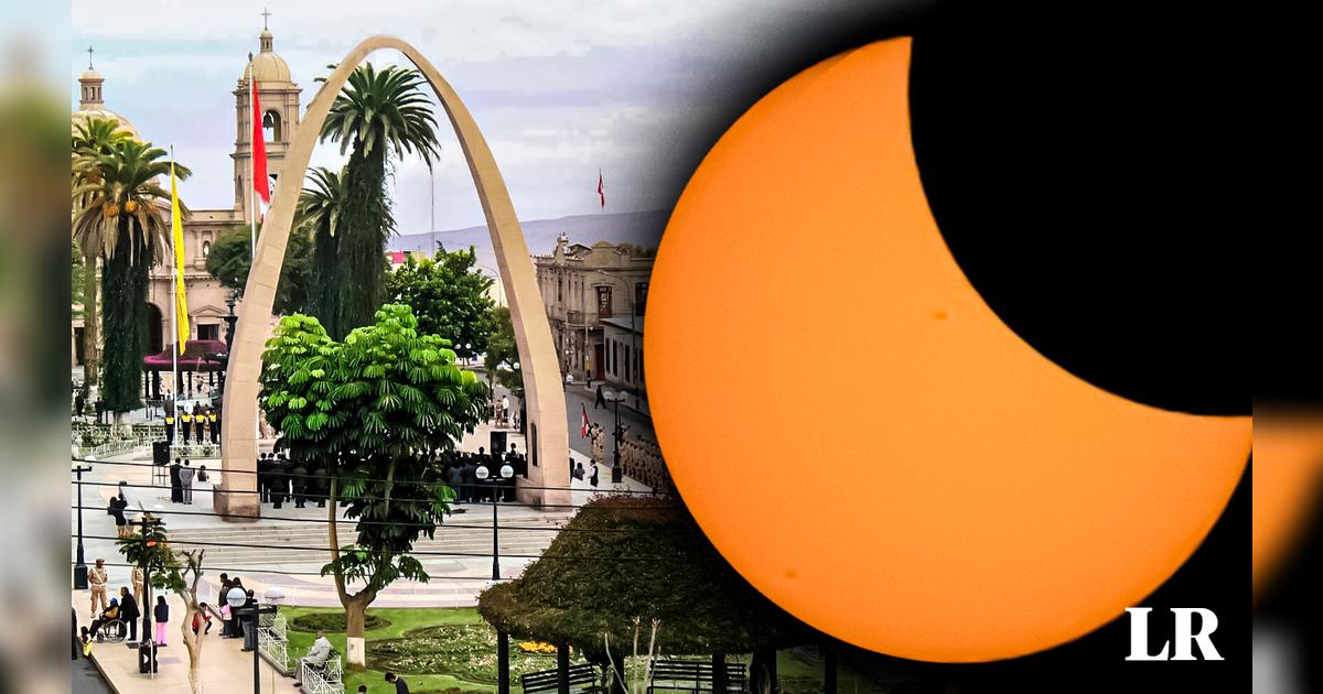 Eclipse solar en Tacna alcanzó una obscuración de 42%: ¿cómo se vio? | Eclipse solar anular 2023 ...