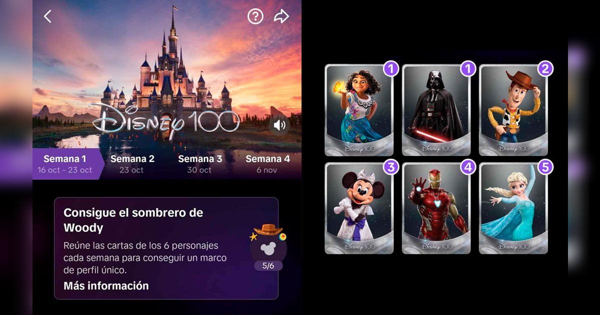 Disney 100: ¿qué es, cómo jugar para obtener las cartas y cuáles son ...